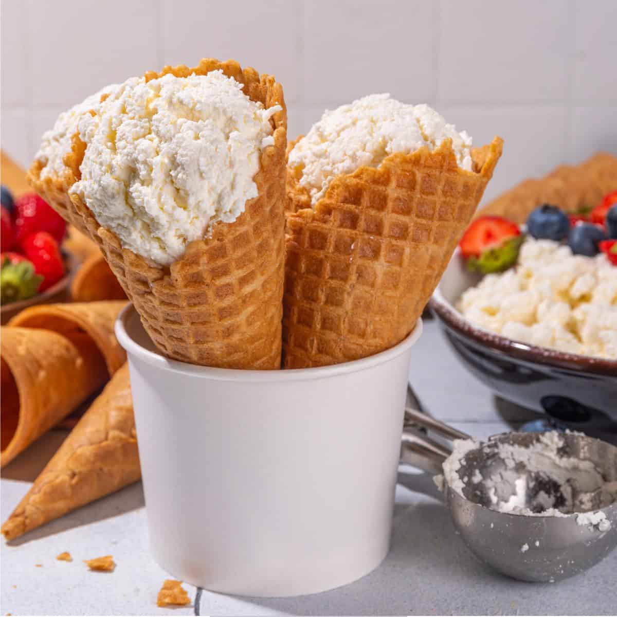 Cottage Cheese Ice Cream Recipe | Protein Ice Cream