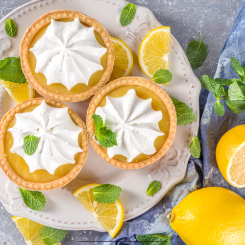 Lemon Tarts | Mini Lemon Tart Recipe - TwoSleevers