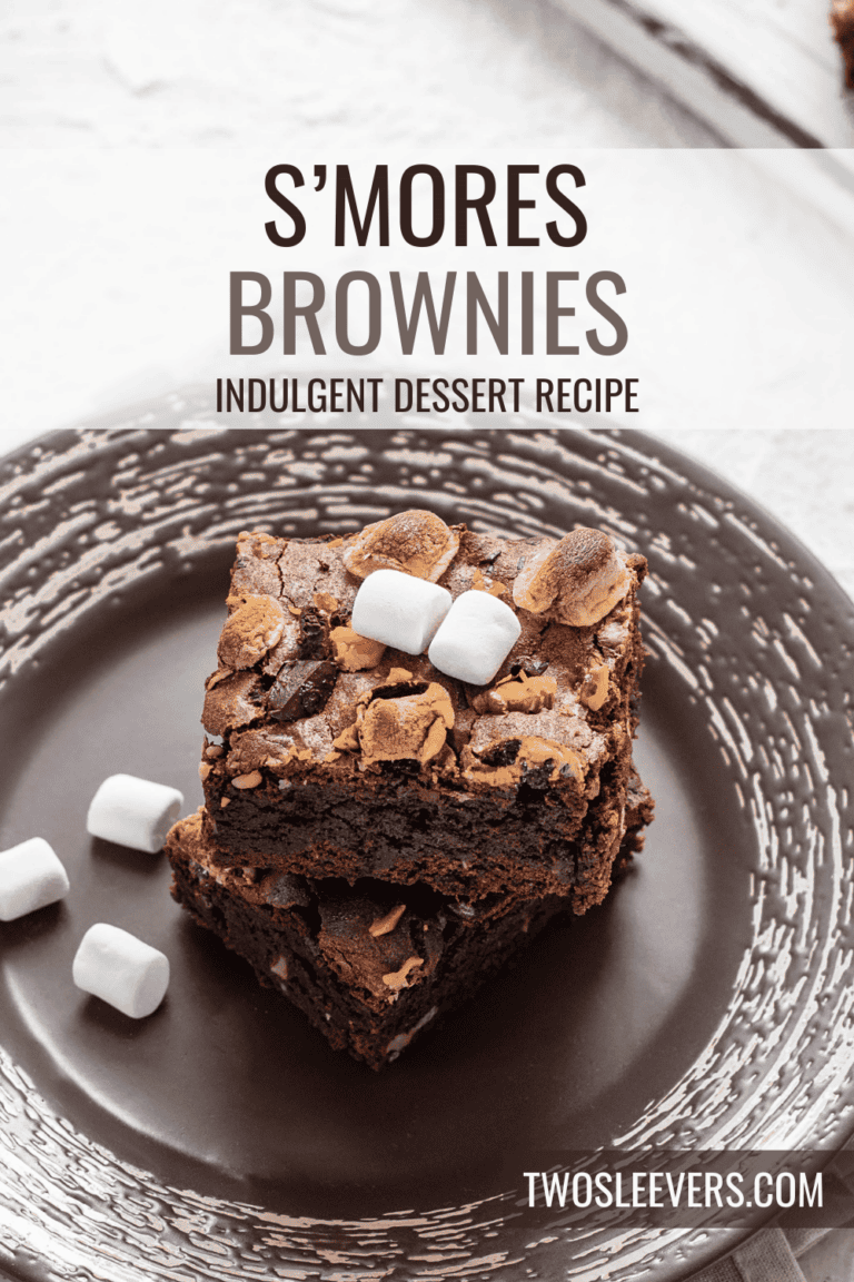 S'mores Brownies Recipe | Marshmallow Brownies - TwoSleevers