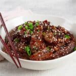 Crispy Beef Recipe | Sweet And Sticky Beef Strips - TwoSleevers