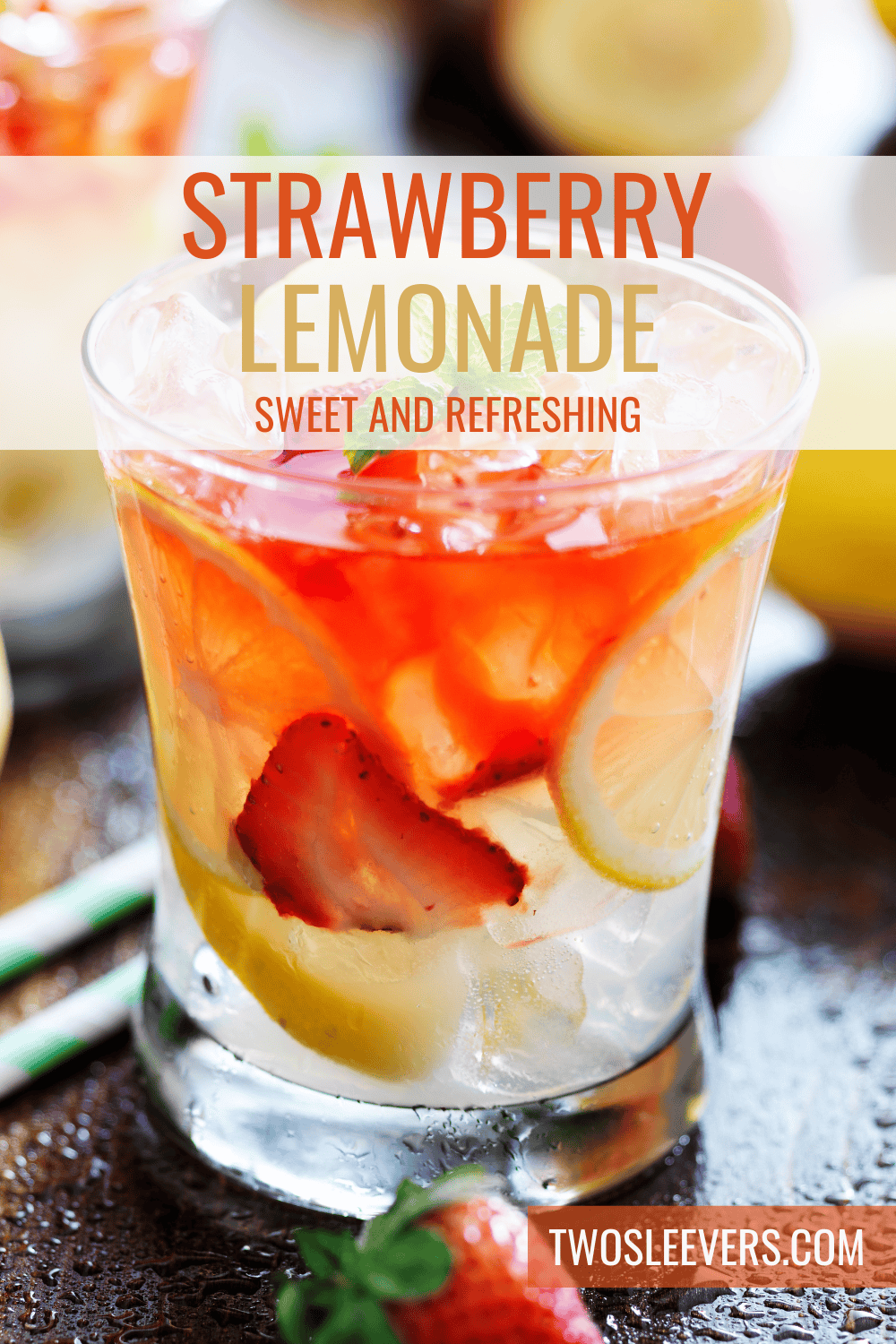 Strawberry Lemonade Recipe | Homemade Lemonade