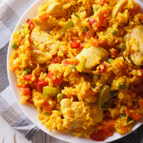 Galinhada Recipe | Best Brazilian Chicken And Rice - TwoSleevers