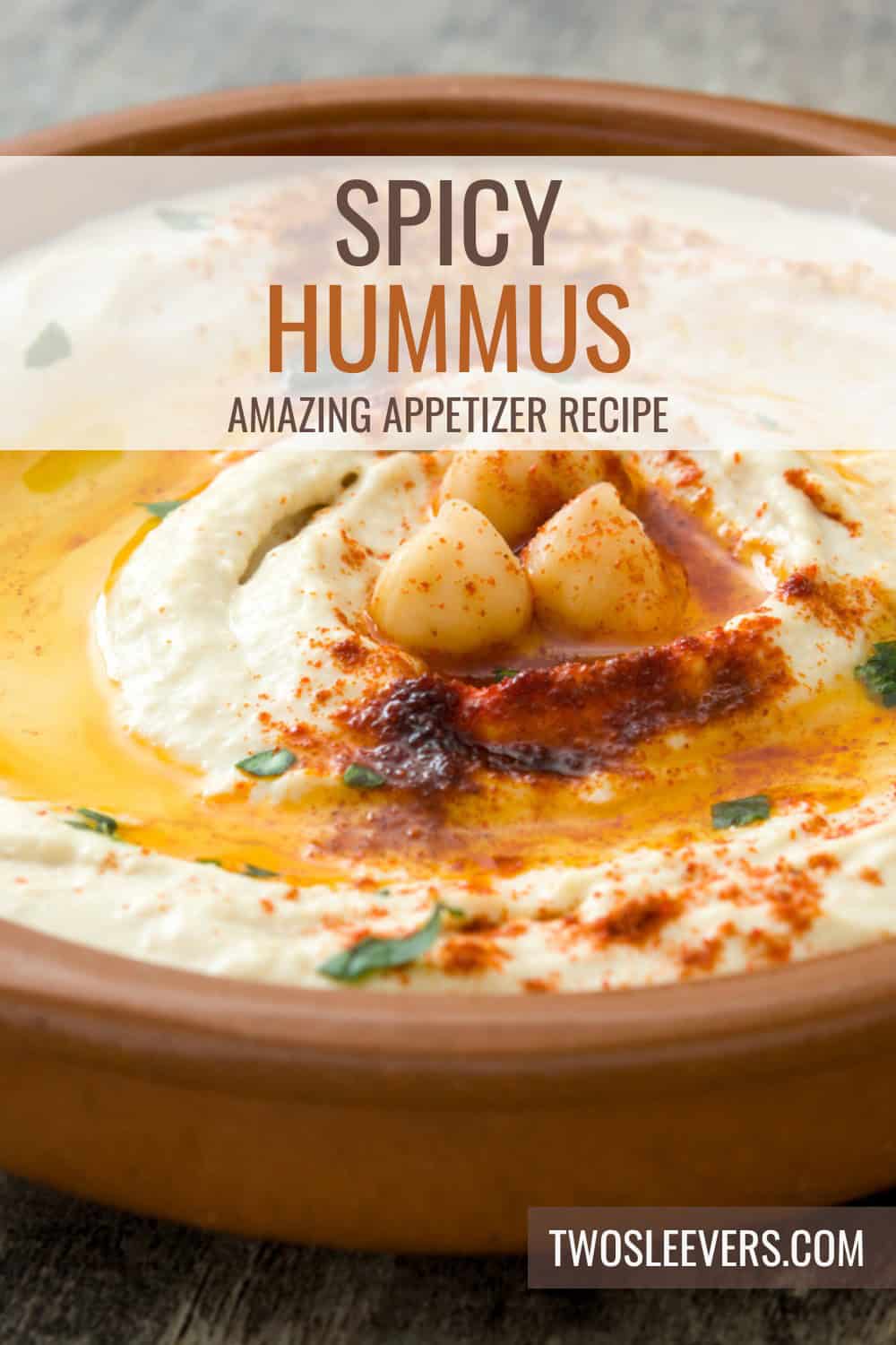 Spicy Hummus Recipe | Spicy Garlic Hummus - TwoSleevers