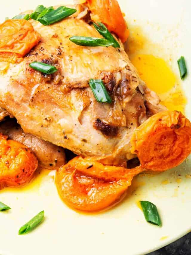 Apricot Chicken Recipe | Easy Sticky Apricot Chicken - TwoSleevers