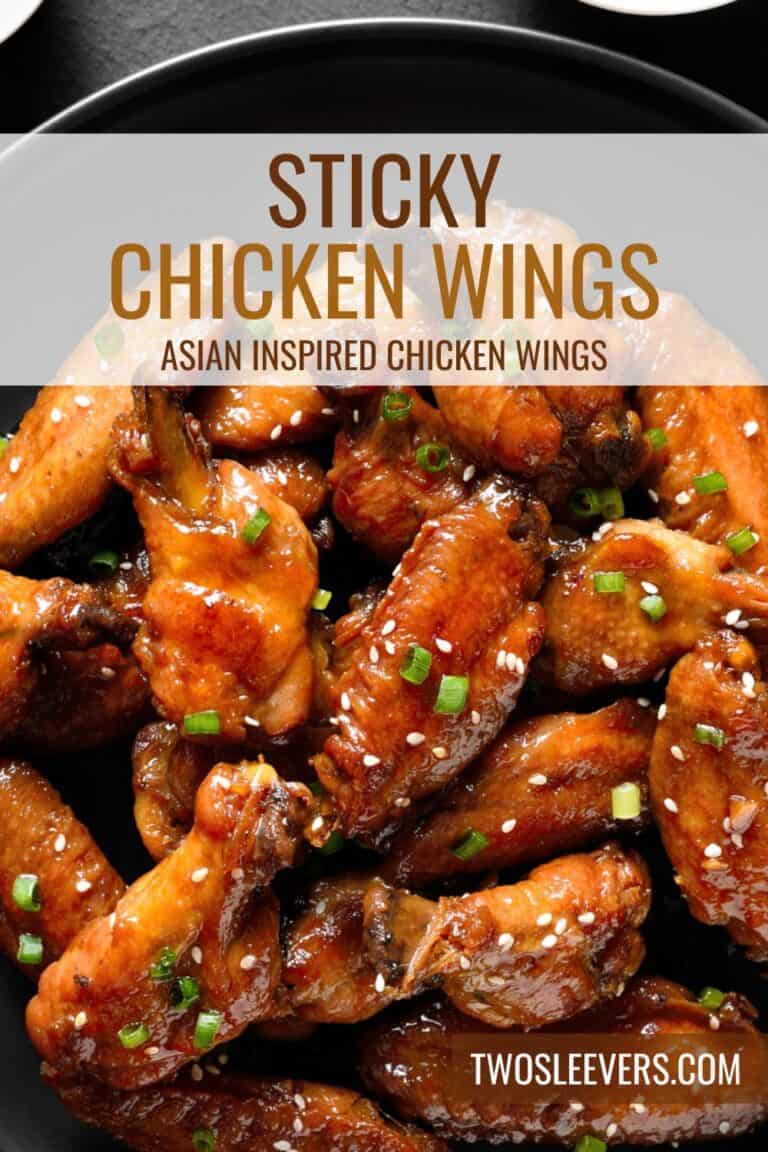 Sticky Chicken Wings | Oven Baked Chinese Chicken Wings - TwoSleevers