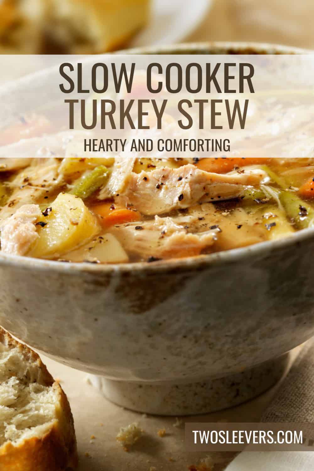 Turkey Stew Recipe | Hearty Turkey Stew With Leftover Turkey - TwoSleevers