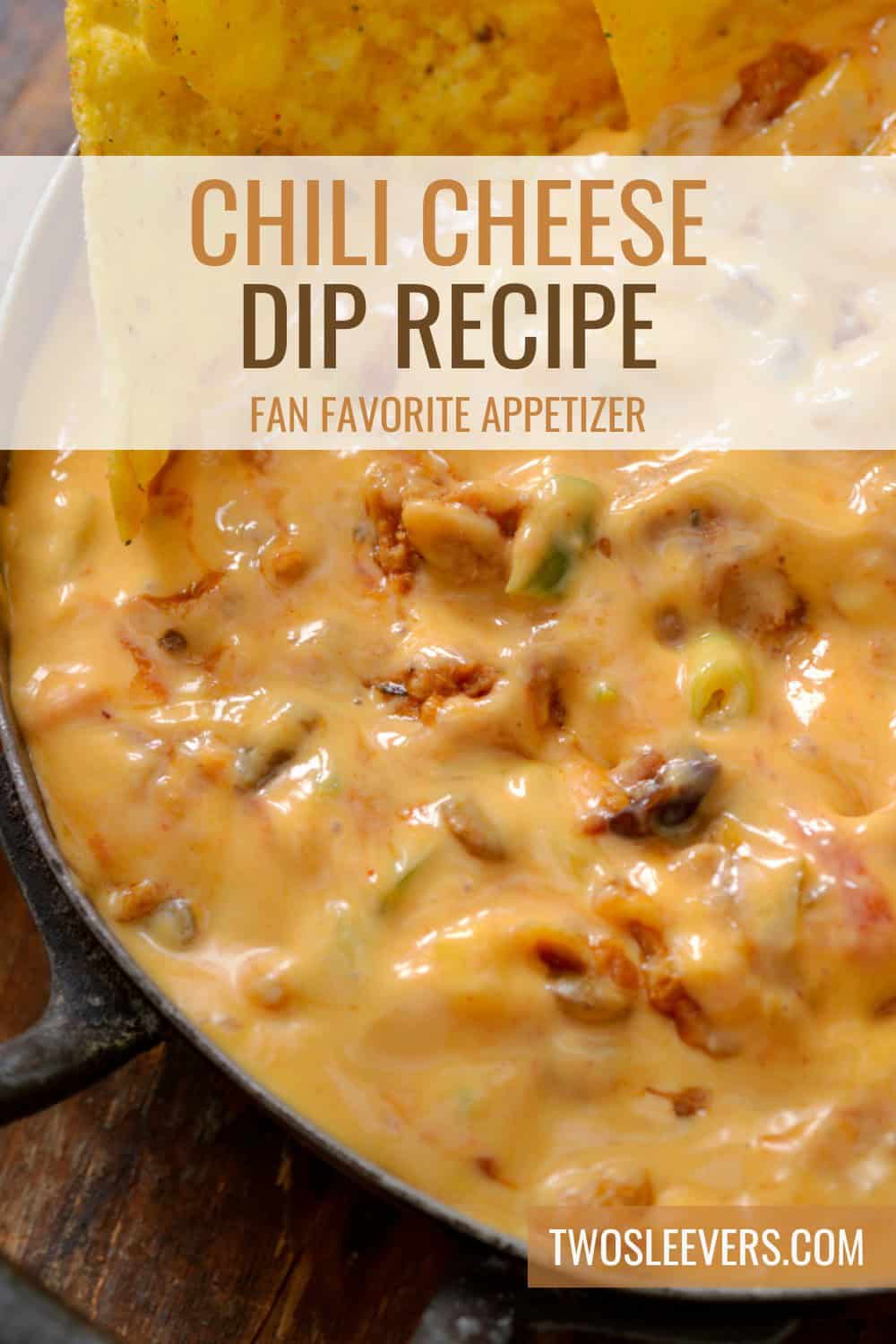 Chili Cheese Dip Recipe | Easy Homemade Chili Cheese Dip - TwoSleevers