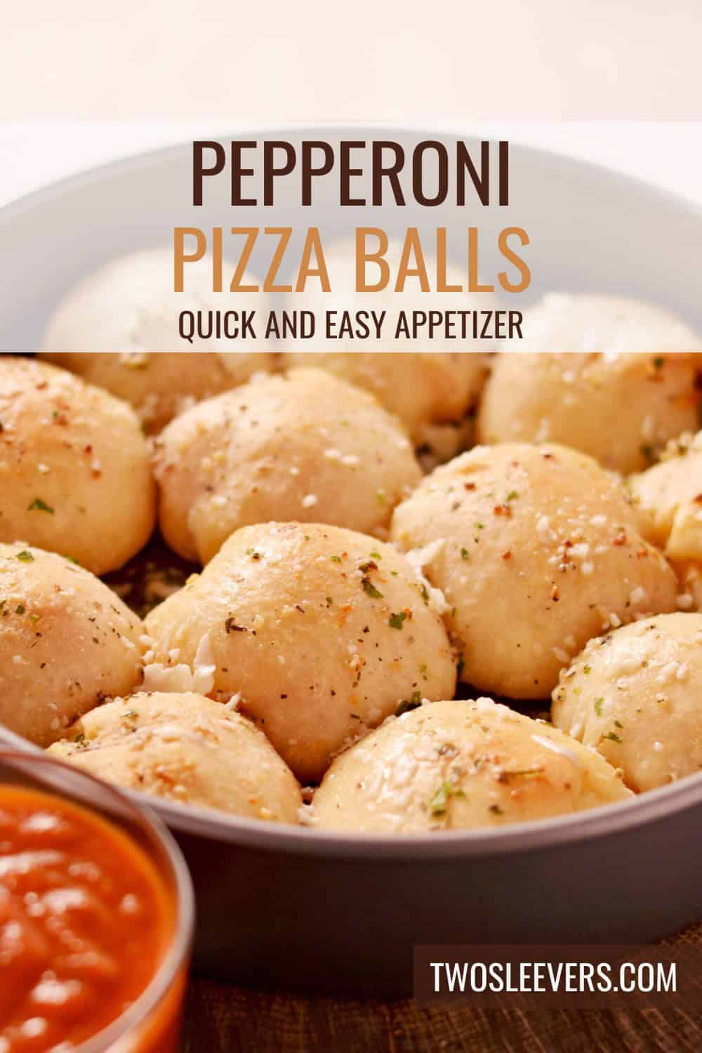 Pizza Balls | Easy Stuffed Pizza Bites - TwoSleevers