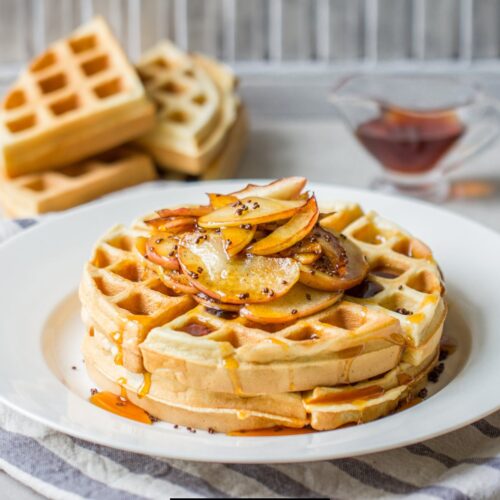 Buttermilk Waffles | Fluffy Buttermilk Waffle Recipe - TwoSleevers