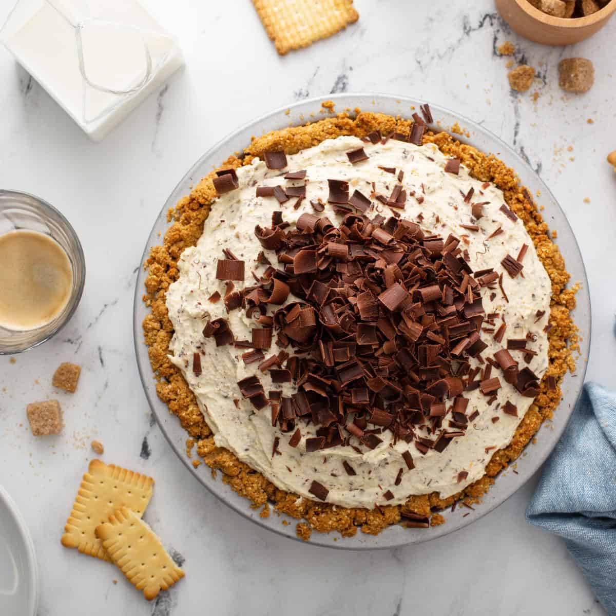 Cannoli Pie Recipe | How To Make Cannoli Pie - TwoSleevers