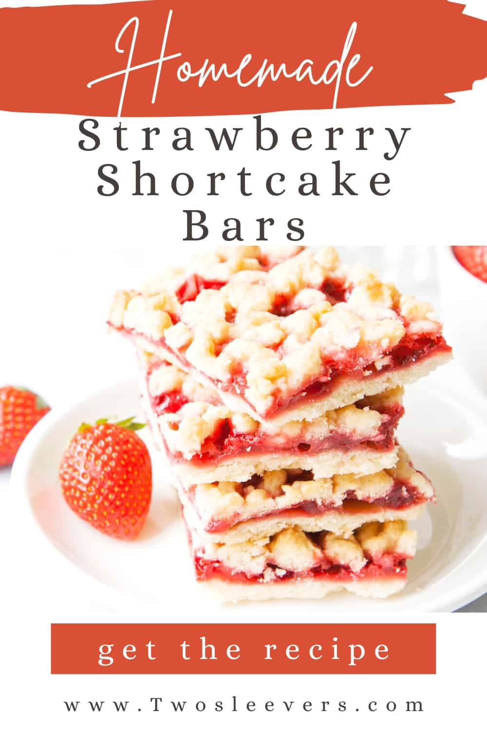 Strawberry Shortcake Bars Recipe | Easy Strawberry Bars - TwoSleevers