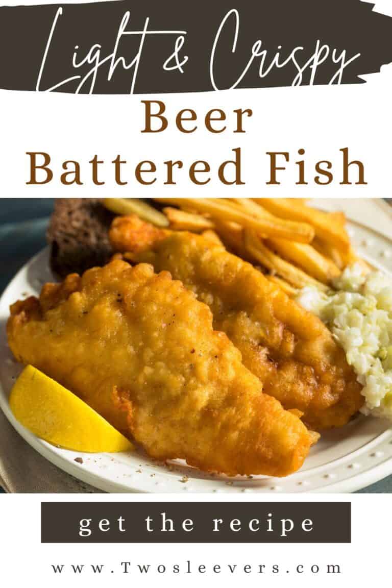 Beer Battered Fish Recipe | Crispy Fried Fish - TwoSleevers