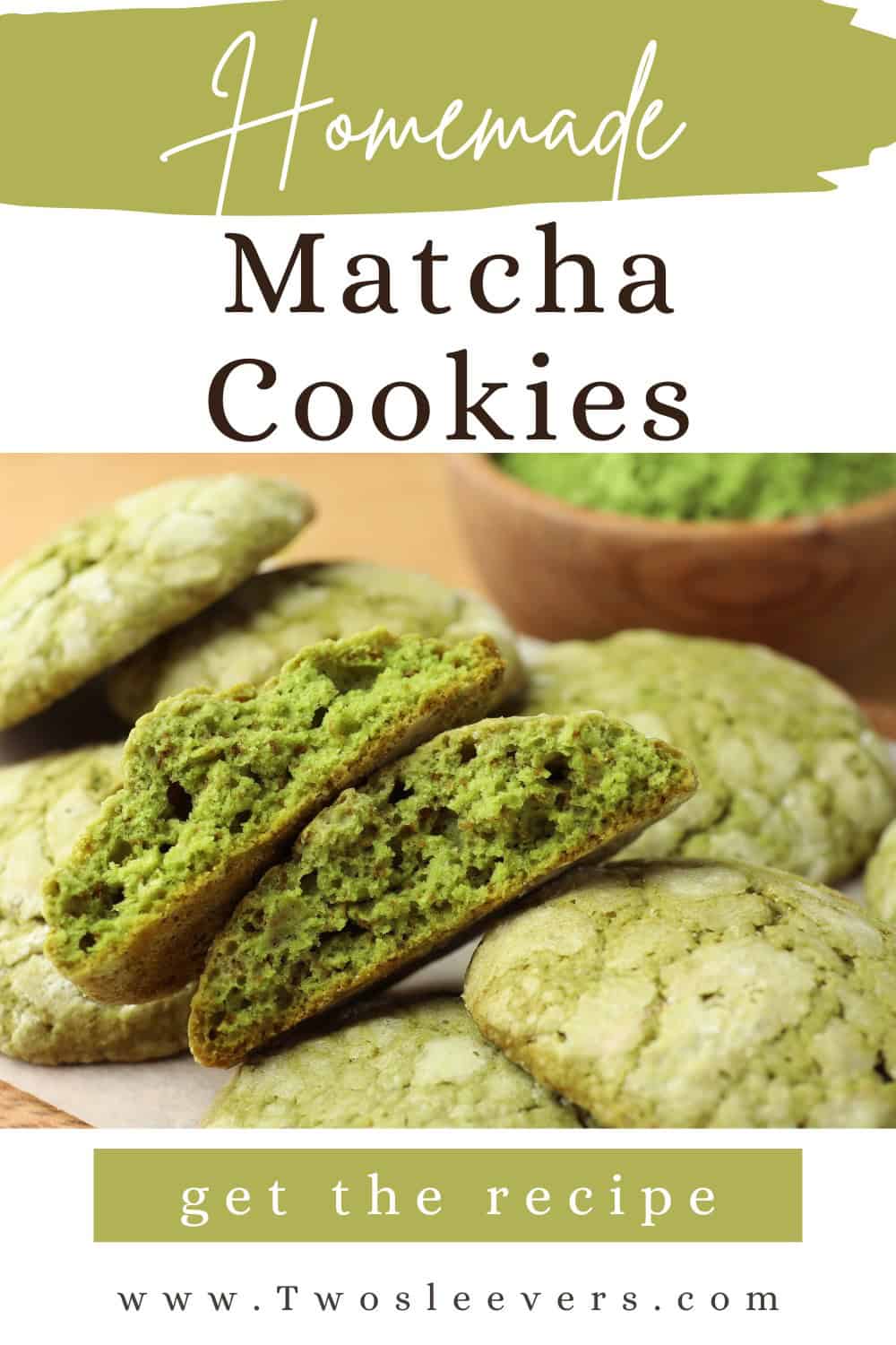 Matcha Cookies | Homemade Matcha Cookie Recipe - TwoSleevers