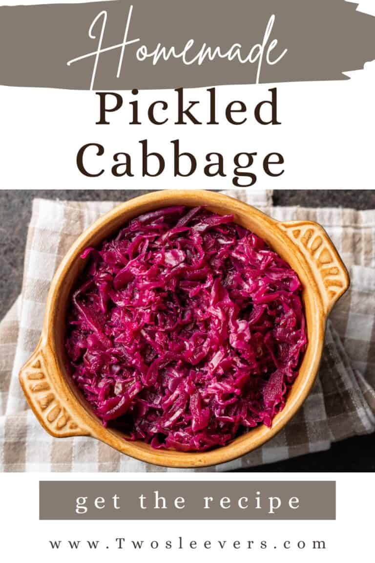 Pickled Cabbage Recipe | Quick Pickled Red Cabbage - TwoSleevers