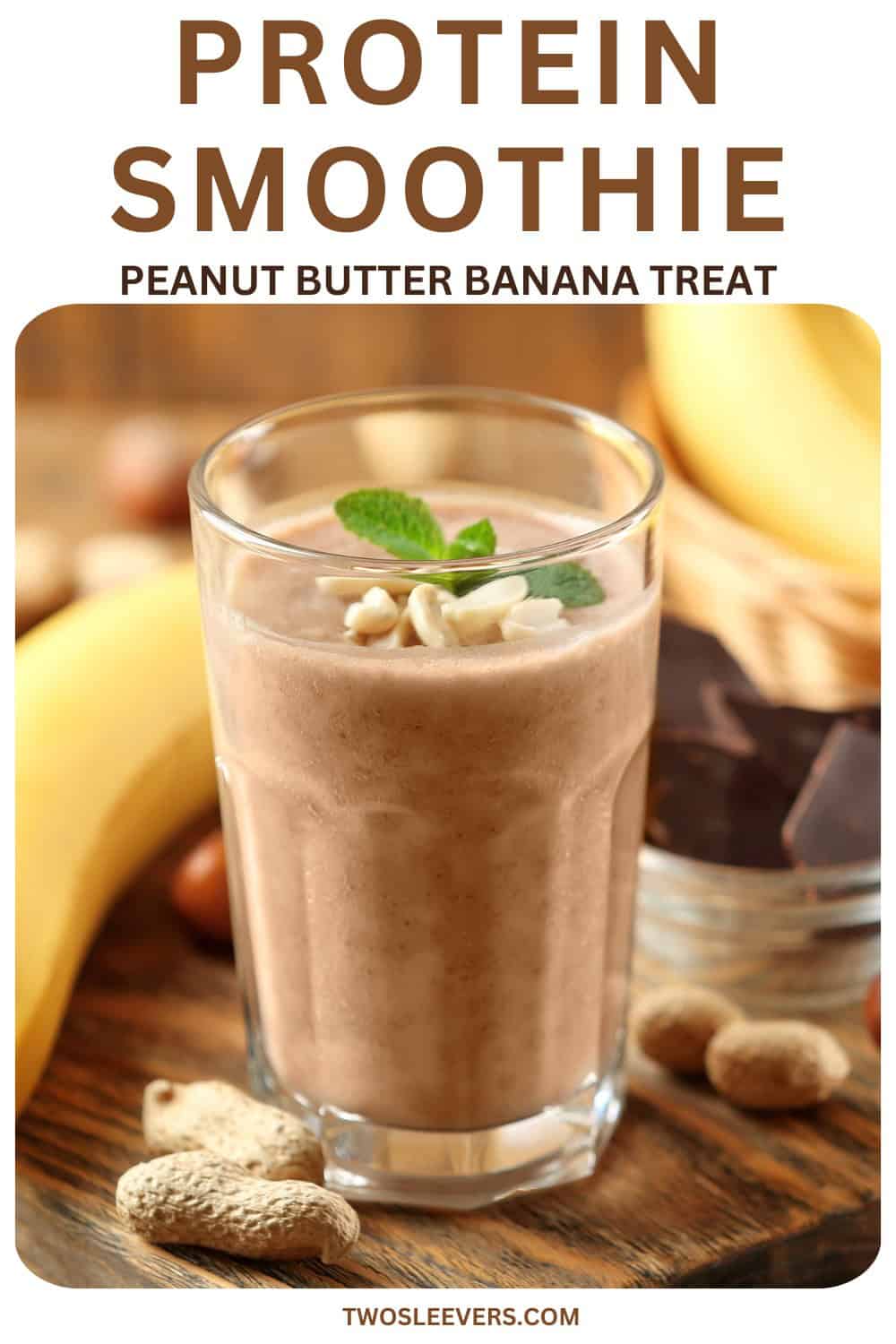 Protein Smoothie Recipe | Easy High Protein Smoothie - TwoSleevers