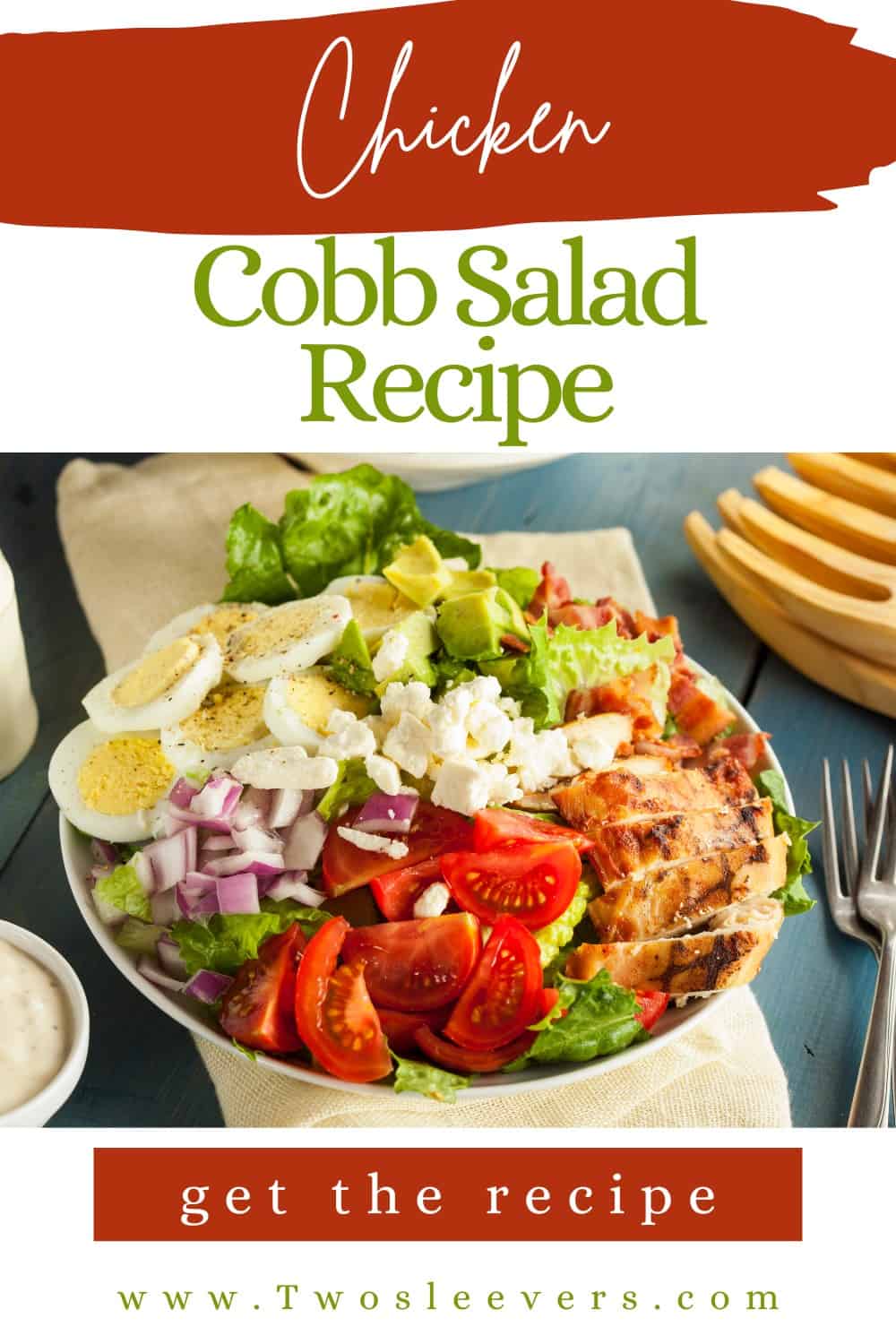 Chicken Cobb Salad Recipe With Classic Toppings