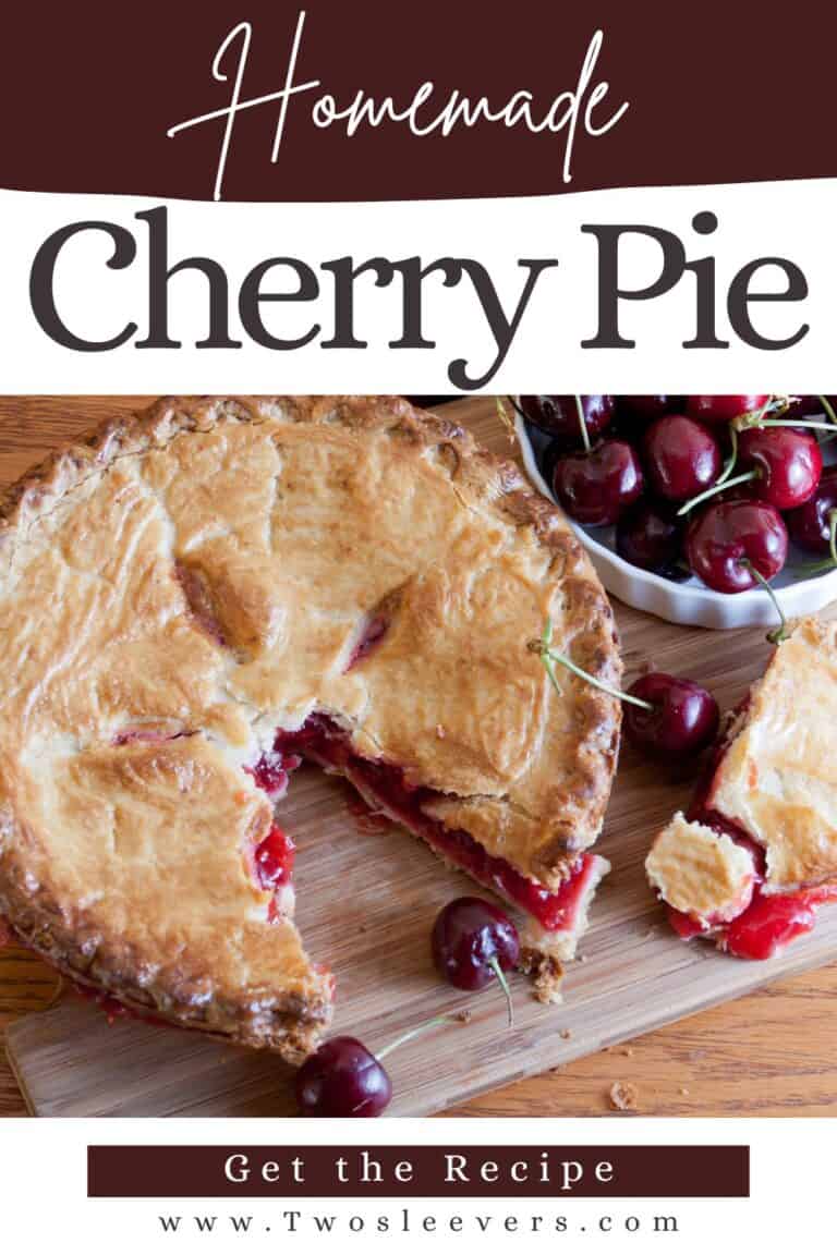 Cherry Pie Recipe | Traditional Cherry Pie - TwoSleevers