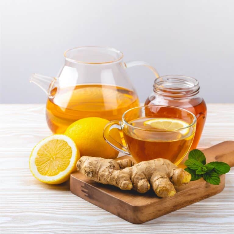 Lemon Ginger Tea Recipe | Homemade Ginger Tea - TwoSleevers