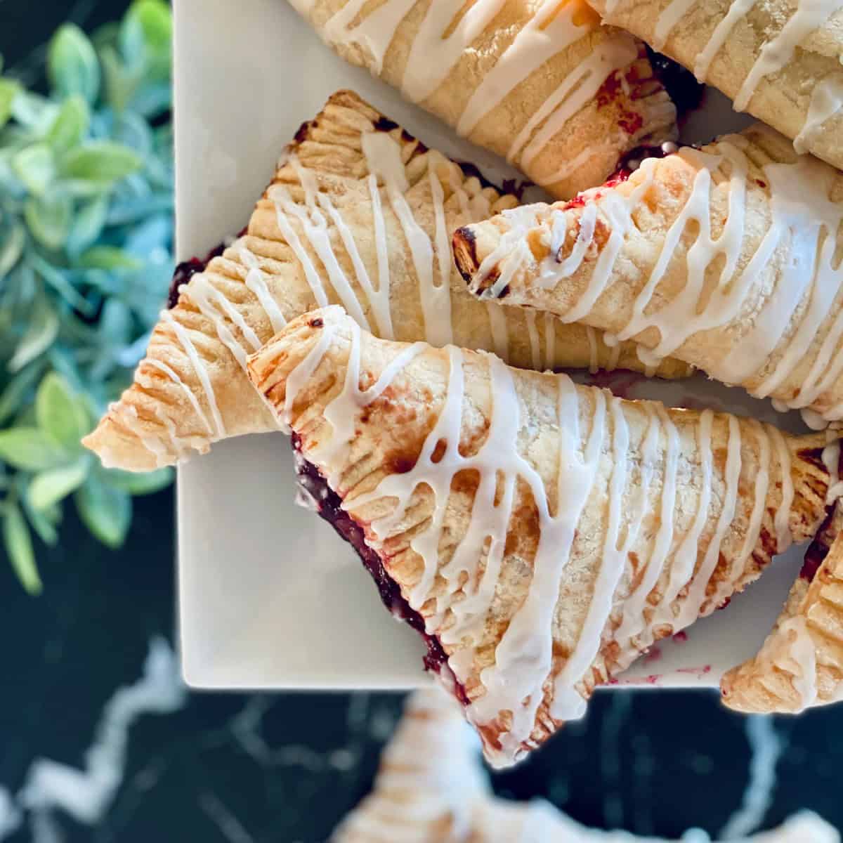 Cherry Turnovers | Easy Cherry Turnovers With Puff Pastry - TwoSleevers