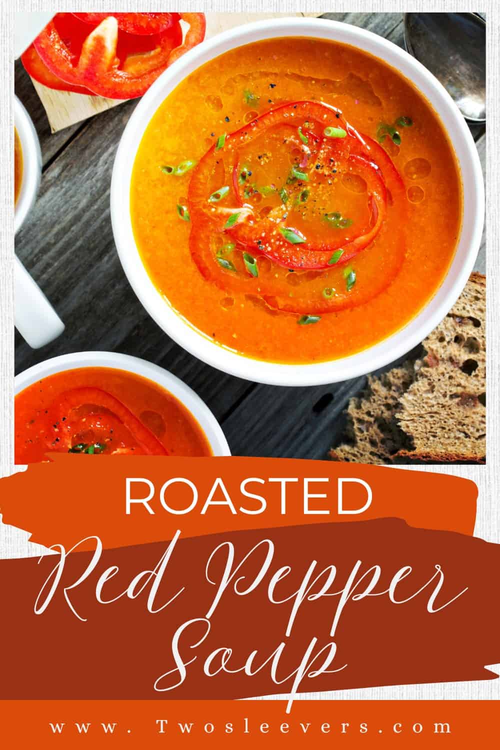 Roasted Red Pepper Soup Recipe | Zesty And Flavorful Soup - TwoSleevers