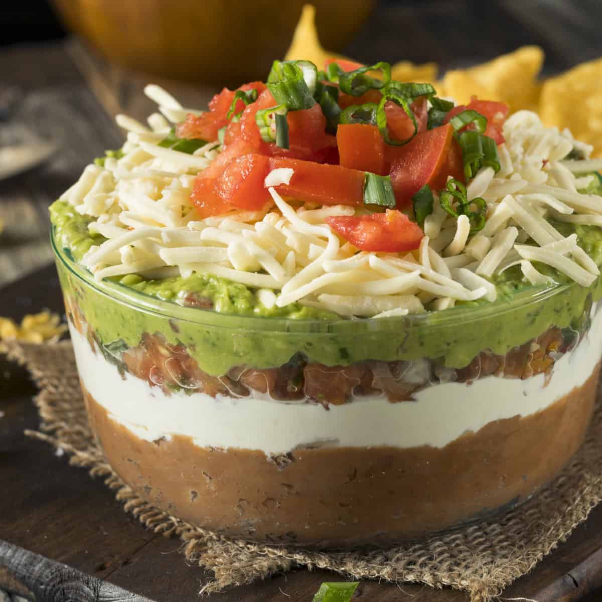 Seven Layer Dip Recipe | Ultimate Party Appetizer - TwoSleevers