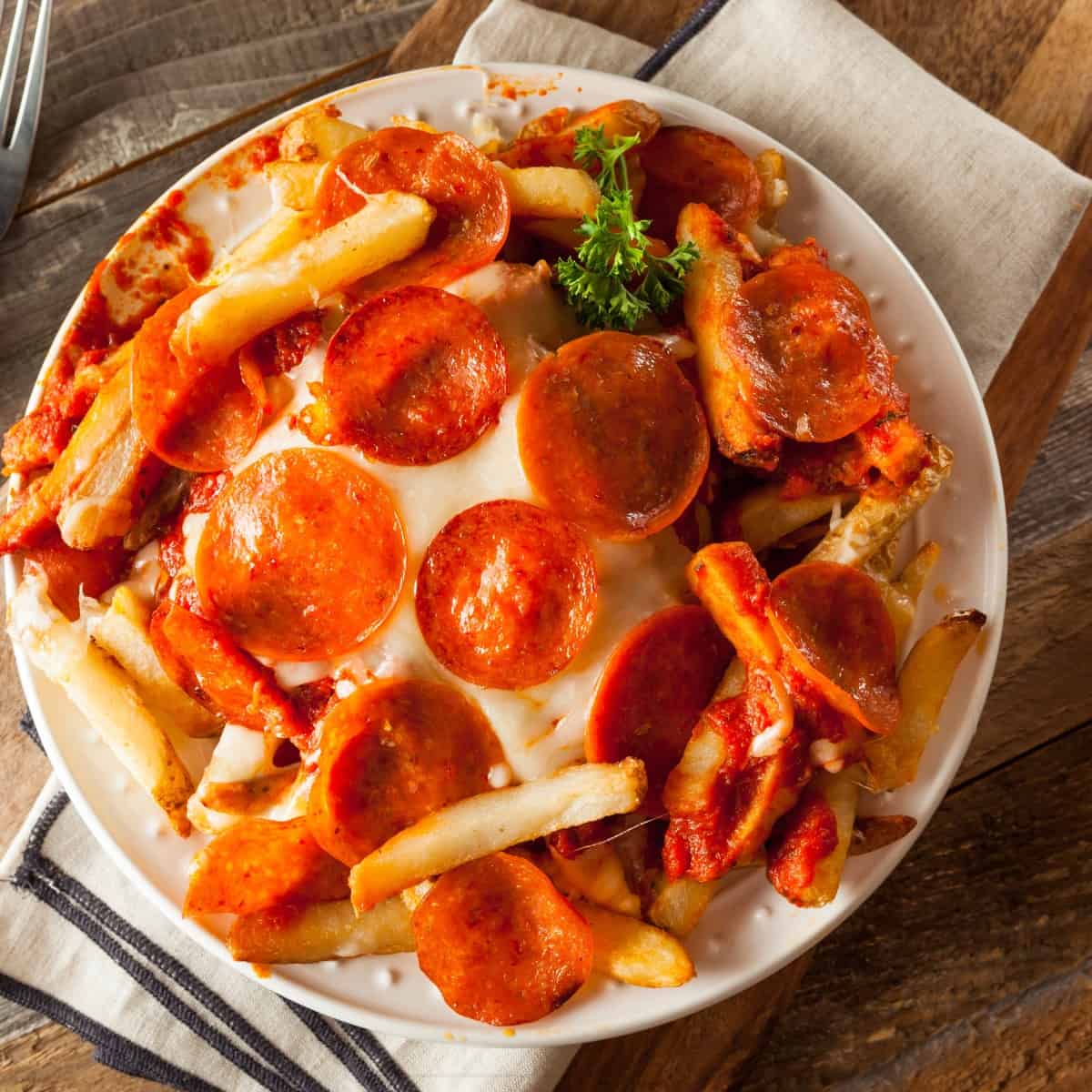 Pizza Fries Recipe | Air Fryer Pizza Fries - TwoSleevers
