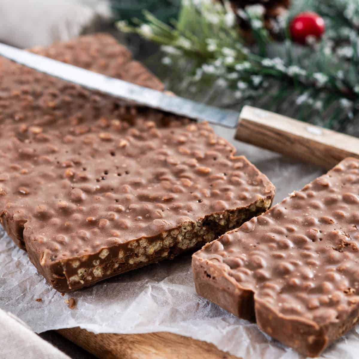 Homemade Crunch Bar Recipe | Easy Copycat Crunch Candy