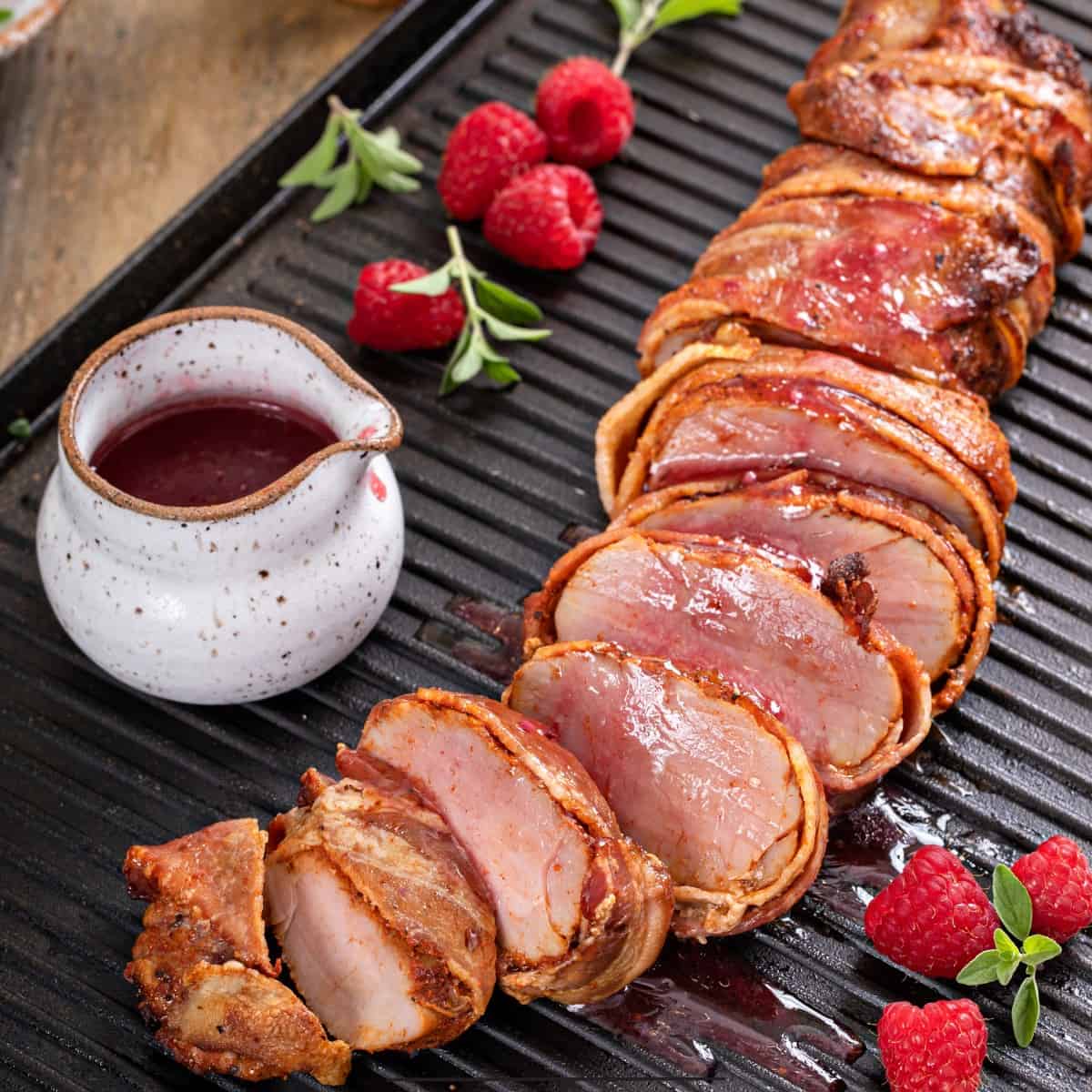Bacon Wrapped Pork Tenderloin | Bacon Wrapped Pork Recipe